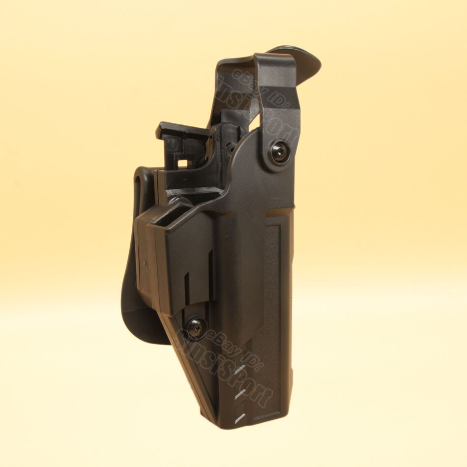 Level 3 Police Duty Holster For Glock 17 17L 31 32 Gen 1 2 3 4 5 G17 ...
