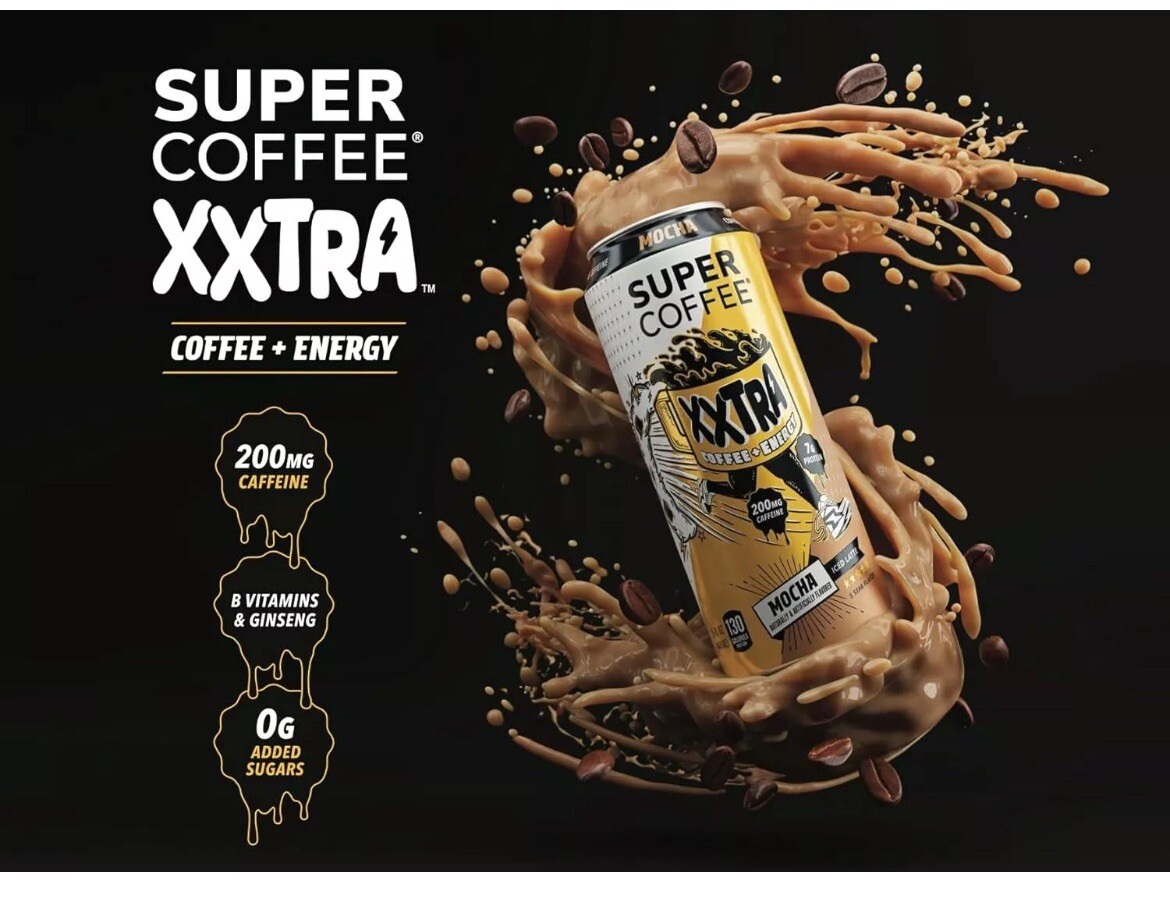 Super Coffee XXTRA, Iced Coffee energy drink/15 FL OZ. FREE DELIVERY | eBay