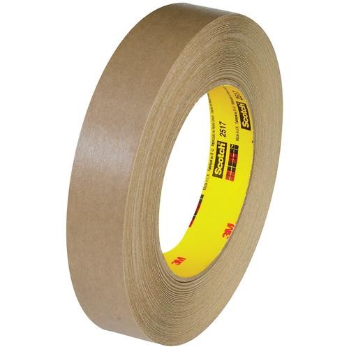 3M 2517 Flatback Tape, 6.5 Mil, 1" x 60 yds., Kraft, 12/Case | eBay