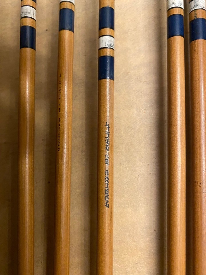 7 VINTAGE RAULF ARCHERY wooden arrows in original shipping box | eBay
