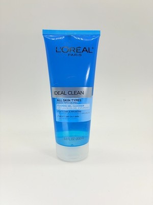 LOREAL Ideal Clean FOAMING GEL CLEANSER Full Size 6.8 oz (200 mL) New ...