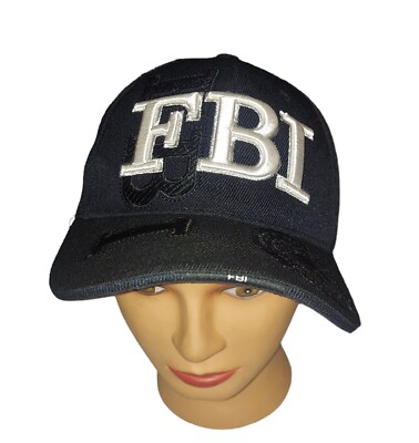 City Hunter Black FBI Washington DC Adjustable Baseball Cap Hat | eBay