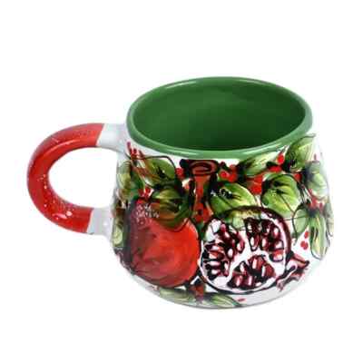 New Cup Ceramic Ukraine Hand Painted Ornament Flowers Ukrainian Decor ...