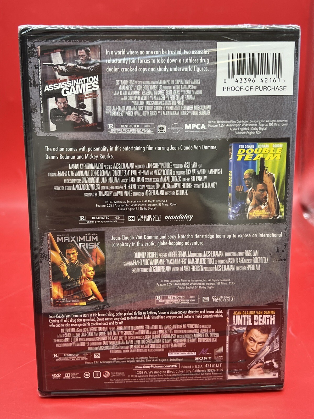 The 4-Movie Collection: Action Classics Unleashed (DVD) for sale online ...
