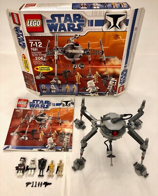 Complete LEGO 7681 Star Wars Separatist Spider Droid COMMANDER FOX ...