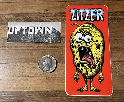 Strangelove Skateboards Paul Zitzer Zit Sticker Sean Cliver Art | eBay