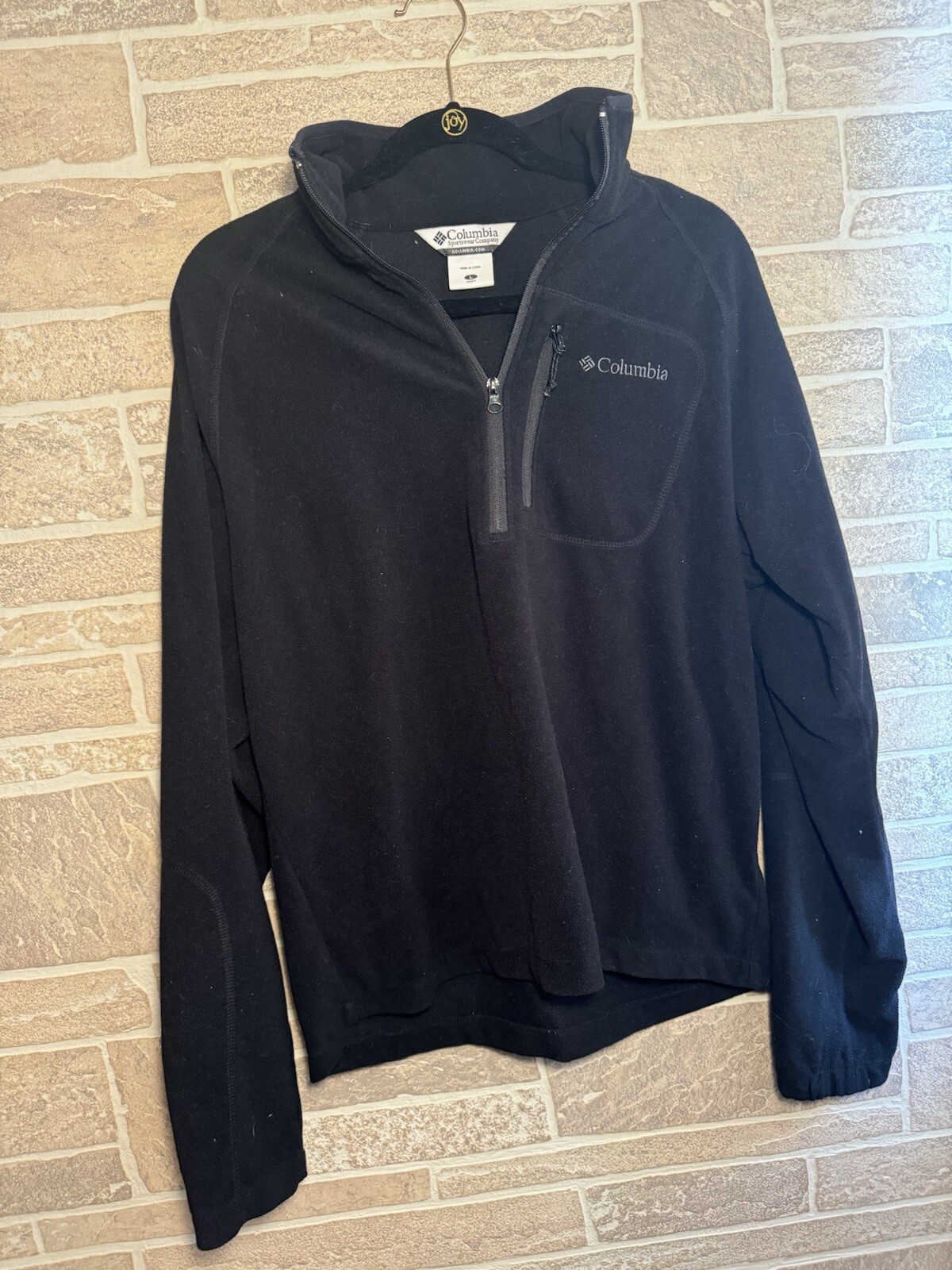 Columbia Softshell Jacket for Men, Size Large - Black