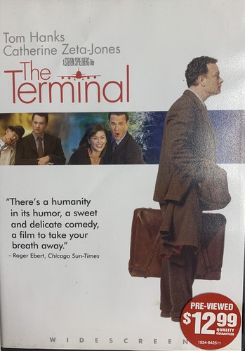 The Terminal DVD Tom Hanks Catherine Zeta-Jones Dreamworks Comedy 2004 ...