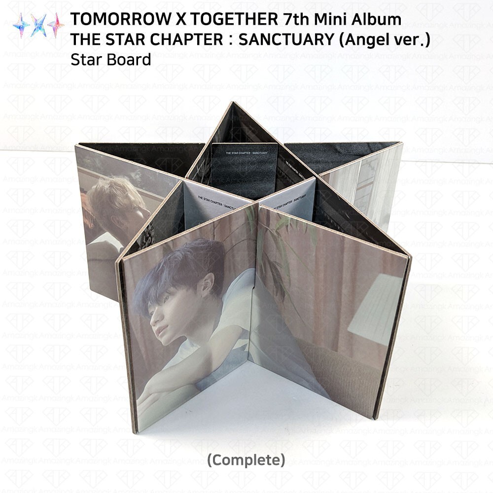 TXT 7th Mini Album The Star Chapter : SANCTUARY Angel ver Postcard Mini ...
