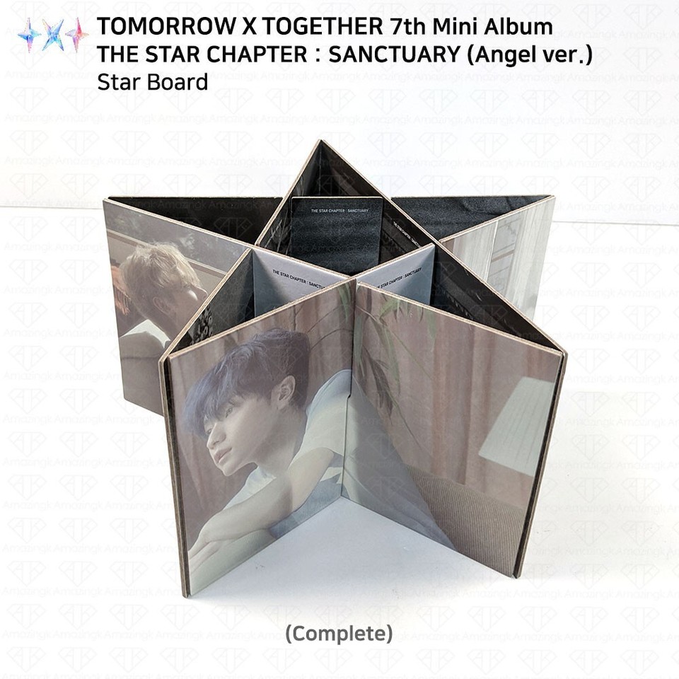 TXT 7th Mini Album The Star Chapter : SANCTUARY Angel ver Postcard Mini ...