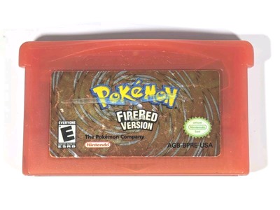 Pokemon: Fire Red Version (Game Boy Advance, 2004) GBA Authentic Tested ...