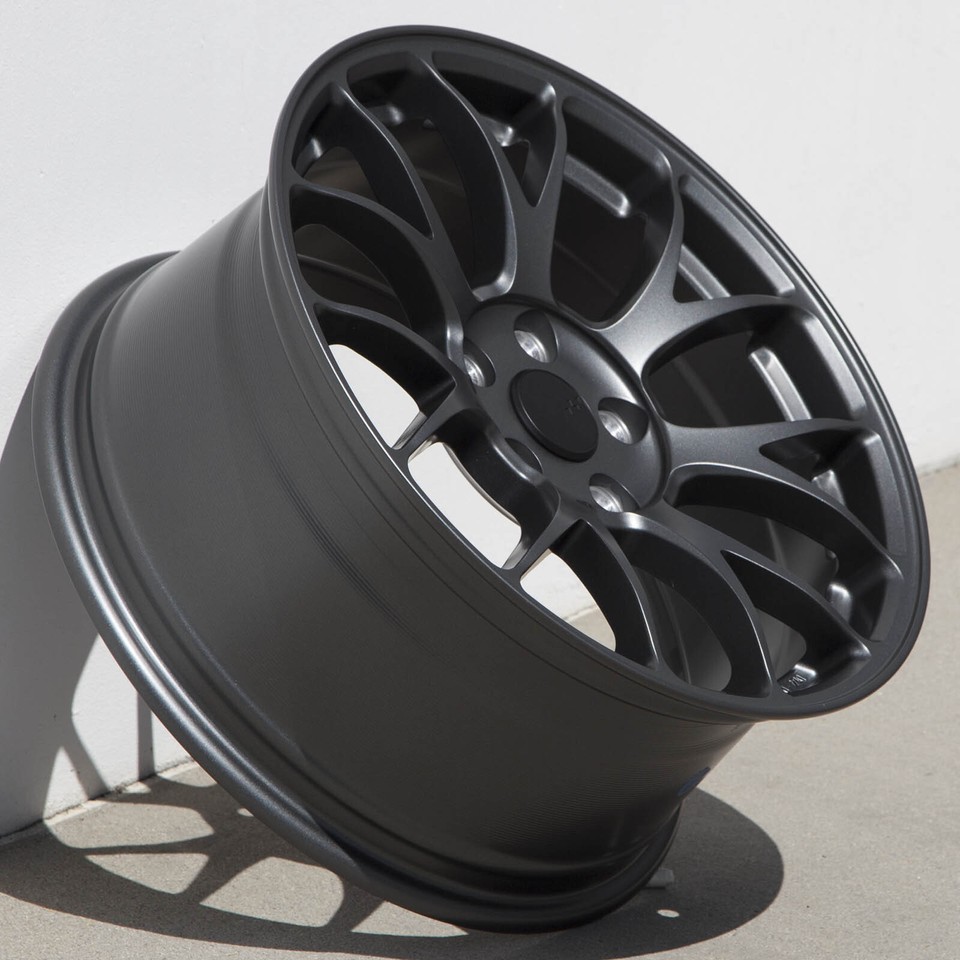 1 CIRCUIT CSF2 17x8 5x114.3 +35 MATTE GUNMETAL WHEEL FITS HONDA CIVIC ...