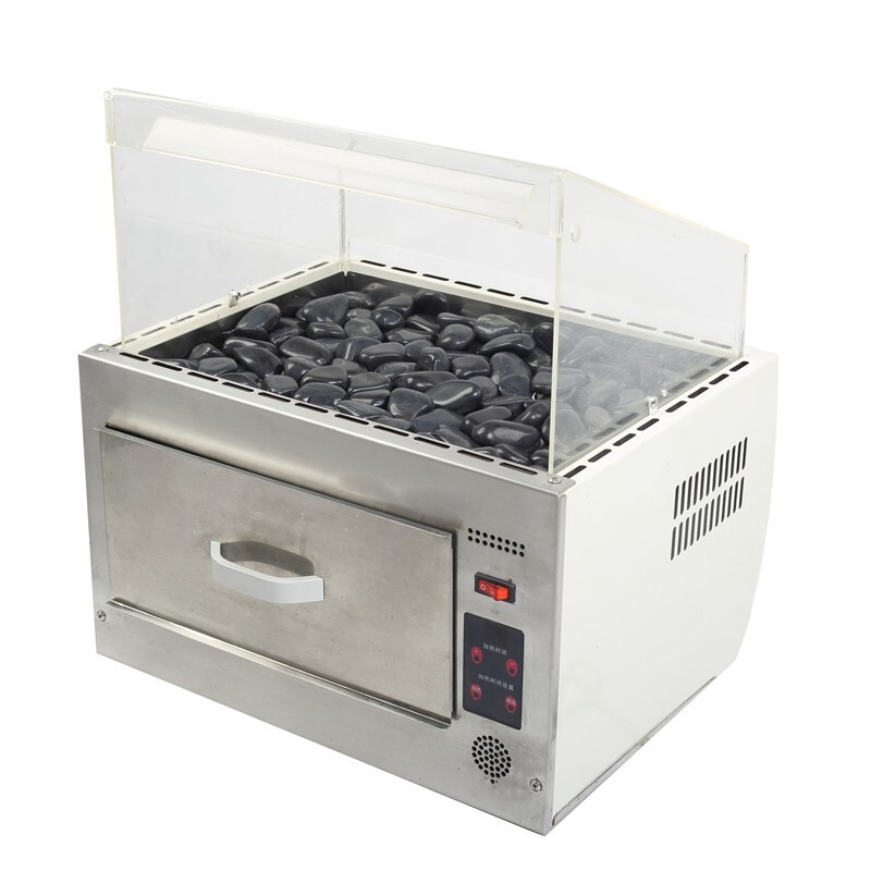 Commercial Volcanic Stone Corn Grill Machine Electric Sweet Potato ...