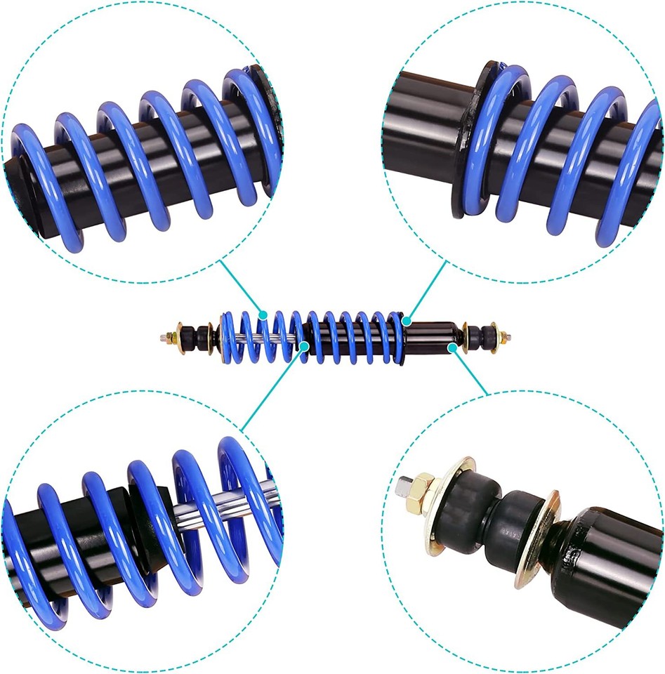 4Pcs Heavy Duty Coil Golf Cart Shock Absorber for 94+ EZGO TXT Medalist 70630G01 | 1 Year | China