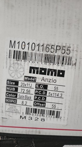 20-inch MOMO ANZIO Rims 5x114.3 Set of 4