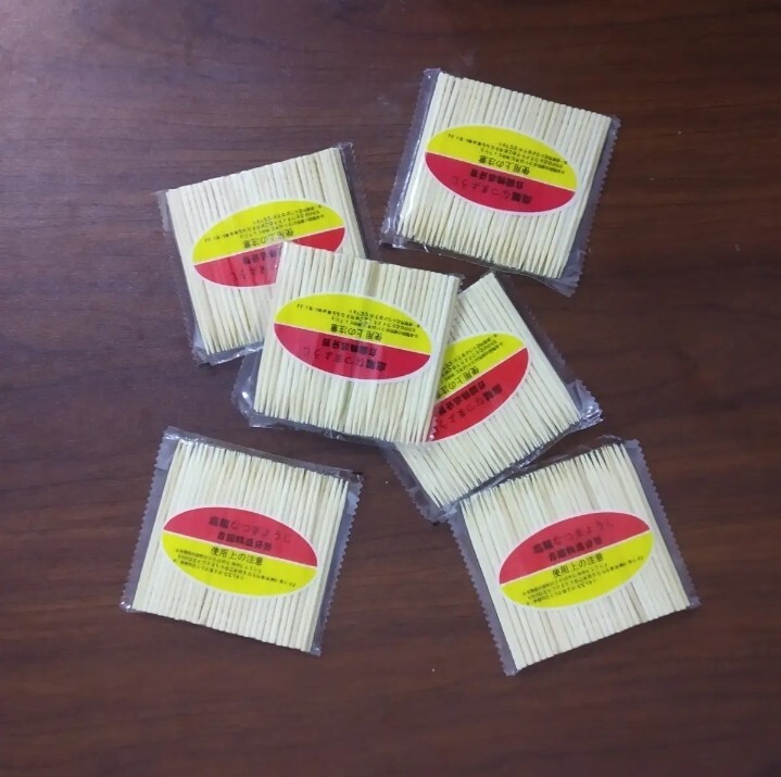 80pc Toothpicks recycle Wooden Cocktail Sticks Buffet Tooth Pick Travel ...