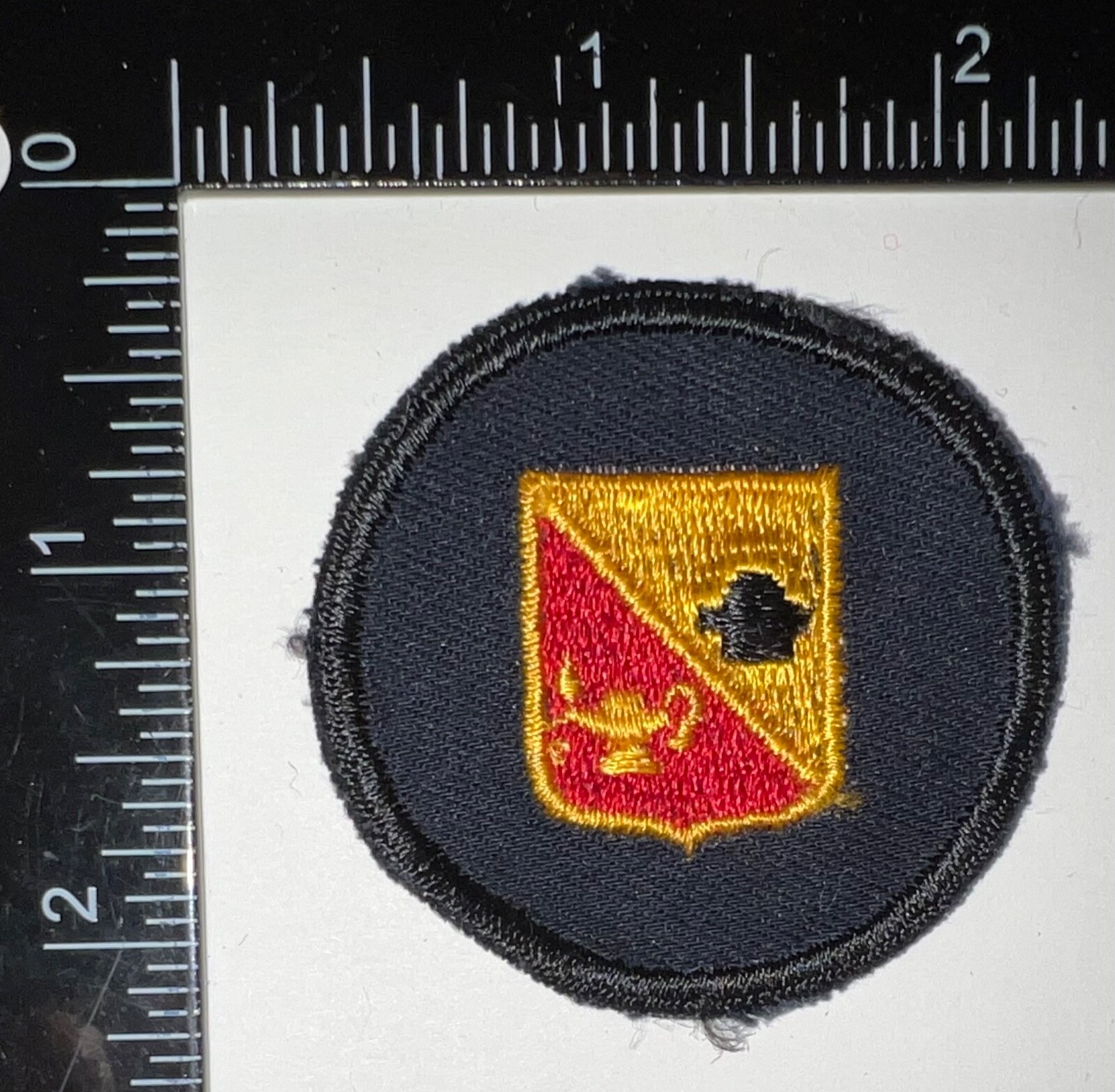 WWII US Army Ordnance School Aberdeen MD Cap Hat Oval Insignia Patch | eBay
