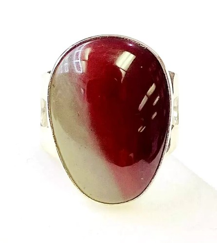 HSN Jay King Sterling Silver Shaanxi Spice Agate Ring Size 8 | eBay