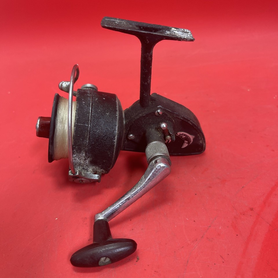 Dam Quick 330 Vintage Spinning Fishing Reel Black Made in West Germany ...