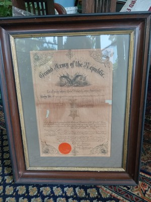 IONIA MICHIGAN GAR CIVIL WAR VETERAN GRAND ARMY REPUBLIC BORDEN POST ...