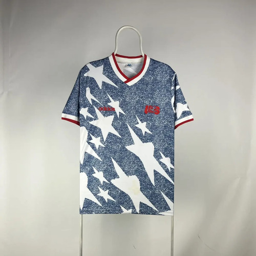 Adidas USA 1994 World Cup Soccer Jersey Shirt Denim Vintage | eBay