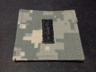 ARMY ACU CAMO RANK 2" HOOK FASTENER US Army O2 1st Lieutenant NEW | eBay