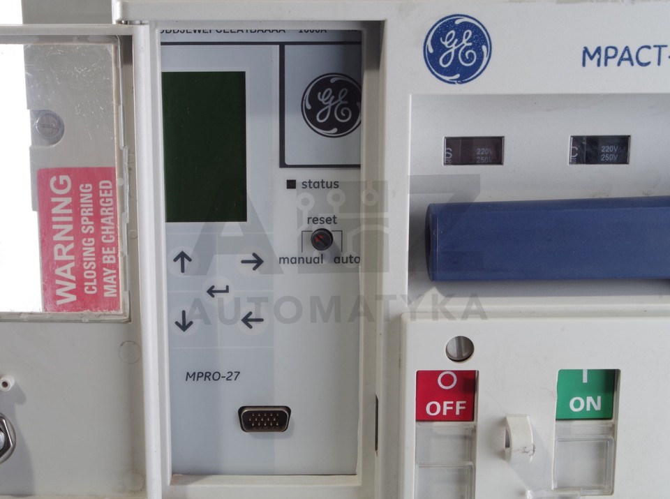 GENERAL ELECTRIC M-PACT MPACT-PLUS MPACTPLUS MS31F16 1600A Air Circuit ...