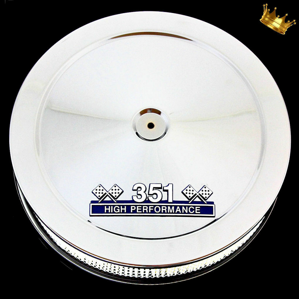 Chrome Ford 351 Air Cleaner With 351 Emblem Fits Ford 351 Windsor ...