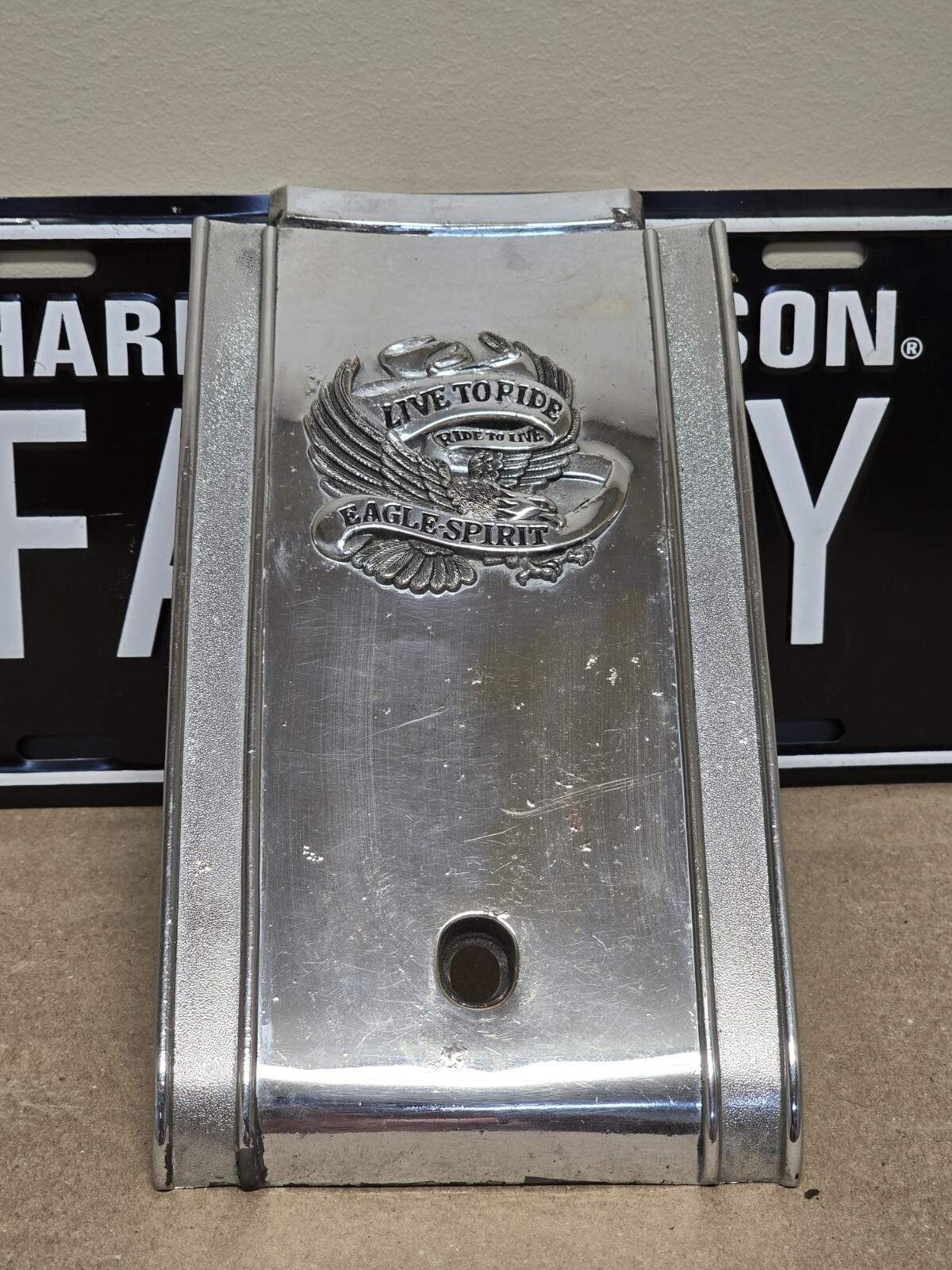 Harley Davidson Gas Fuel Tank Dash Panel Trim Cover Live To Ride | eBay