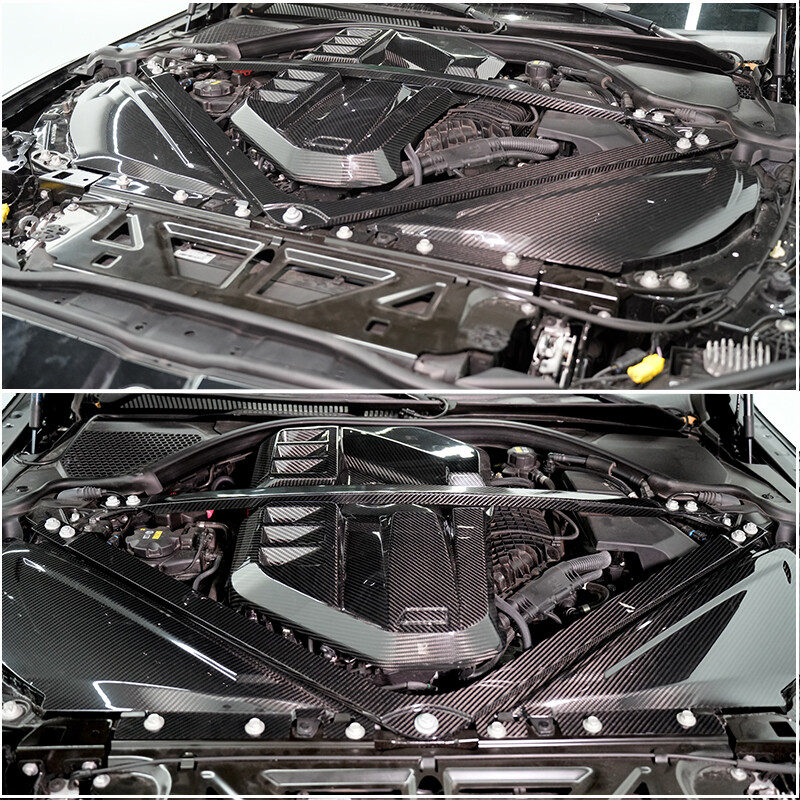 For BMW G80 M3 G82 G83 M4 21UP DRY CARBON FIBER Engine Strut Brace Kit ...