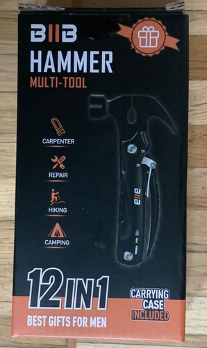 BIIB Geschenke für Männer, 12-in-1 Multifunktions-Werkzeug, Multi-Tool ...