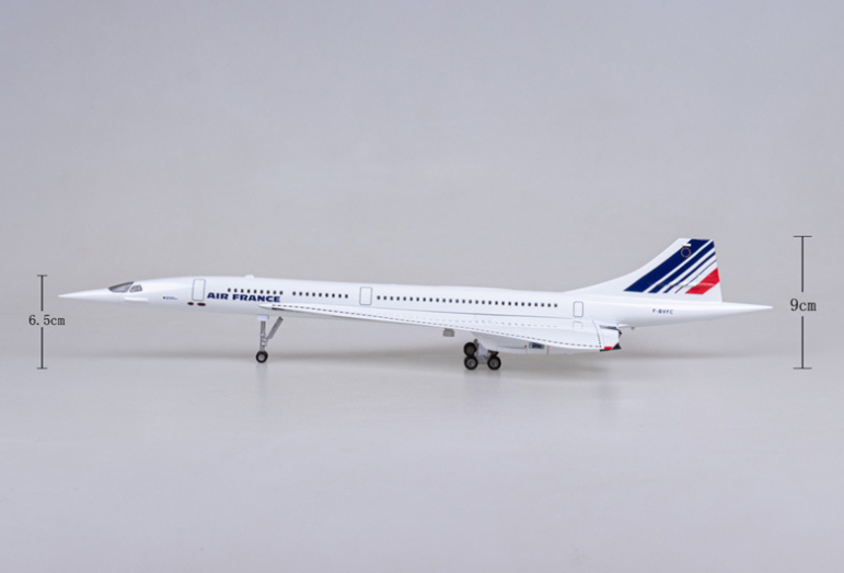 1:125 50CM AIR FRANCE Concorde Airplane Landing gear Resin Aircraft ...