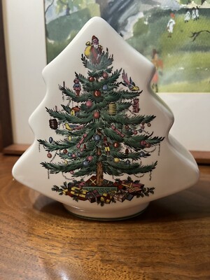 Spode Christmas Tree Bank Made in England S3324-N | eBay