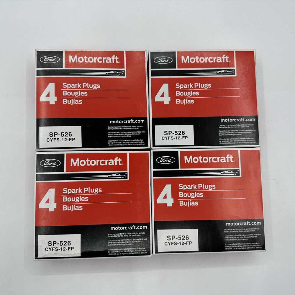 Set of 16 For Ford Motorcraft Double Plat Spark Plugs SP526 CYFS12FP ...