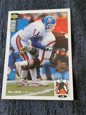 Mike Croel NFL Upper Deck Collector's Choice Football 1994 68 Card | eBay