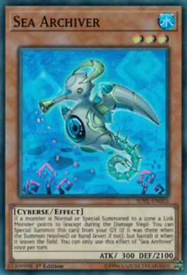 Sea Archiver SDPL-EN003 SUPER HOLO Rare 1st Edition - Near Mint YuGiOh ...