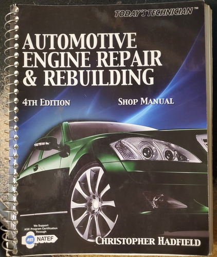 Automotive and Engine textbook set college/high school shop & classroom ...