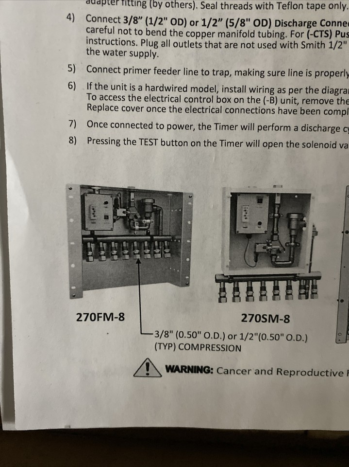 Jay R. Smith 270FM-08-625-120 Electronic Trap Primer | eBay