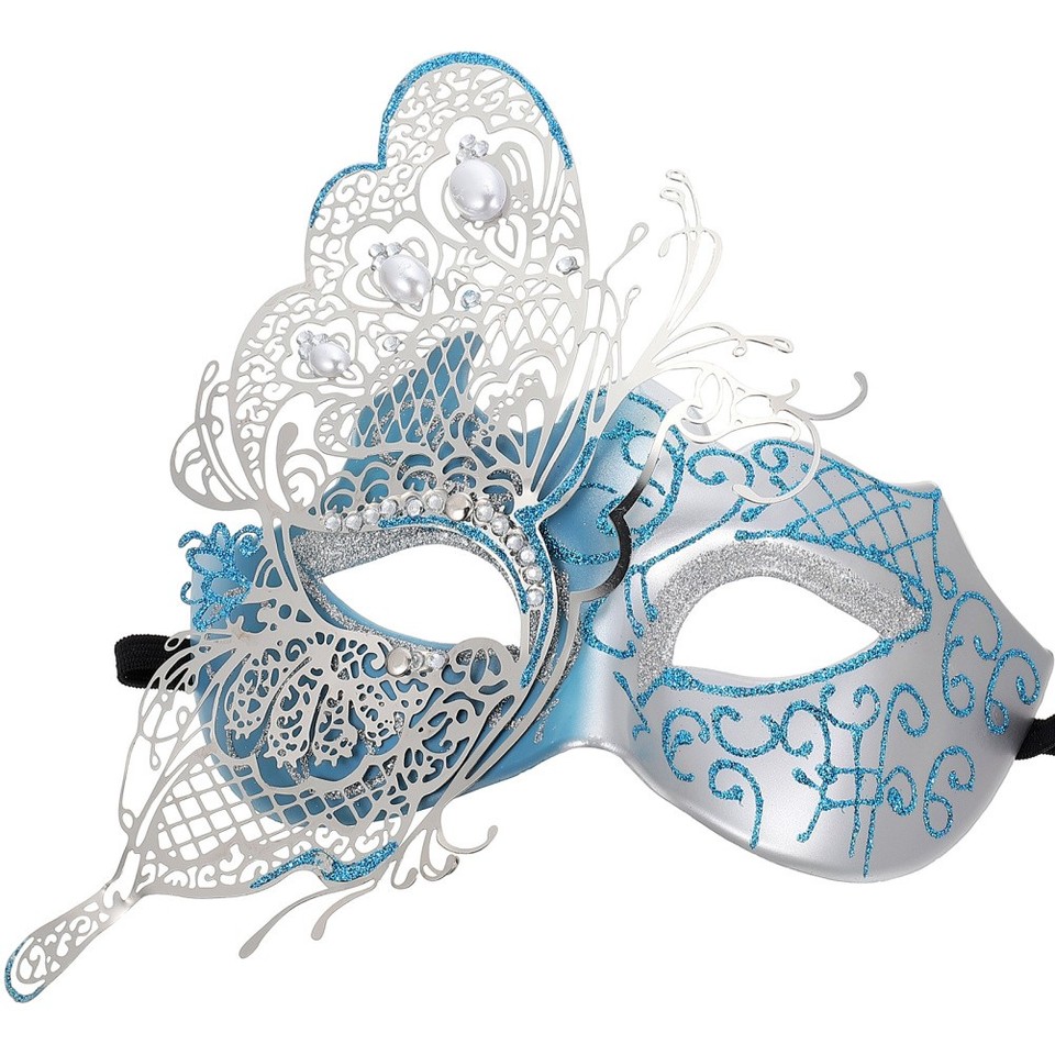 Masquerade Ball Mask Rhinestone Butterfly-designed Mask Eye Mask For ...