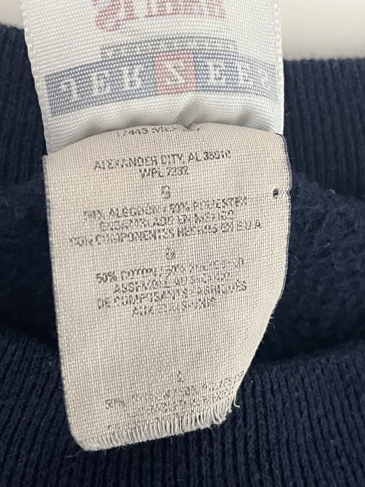 Vintage Bell Atlantic Sweatshirt Crewneck 90s L Navy Blue Jerzees Super ...