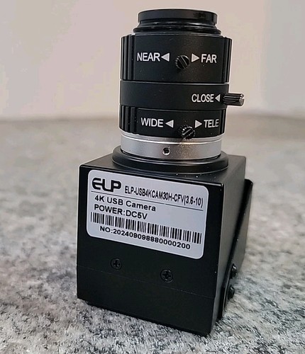 12MP ELP IMX577 SENSOR 4K 1080P 120FPS USB CAMERA WITH CS 3.6-10MM LENS ...