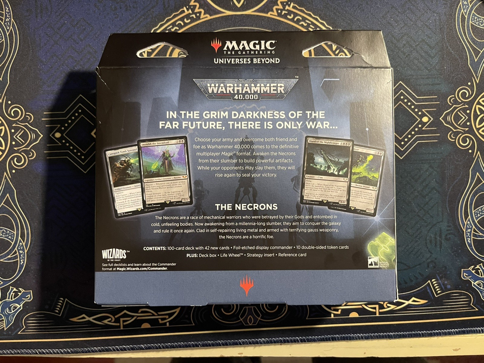 MTG Warhammer 40K Commander NECRON DYNASTIES Deck Magic Gathering ...