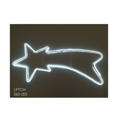 Stella Cometa con 360 Led Neon 97x42 cm | eBay