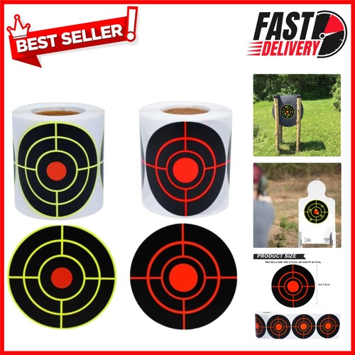 200 Pcs 3-Inch Splatter Target Stickers - High Visibility for Accurate ...