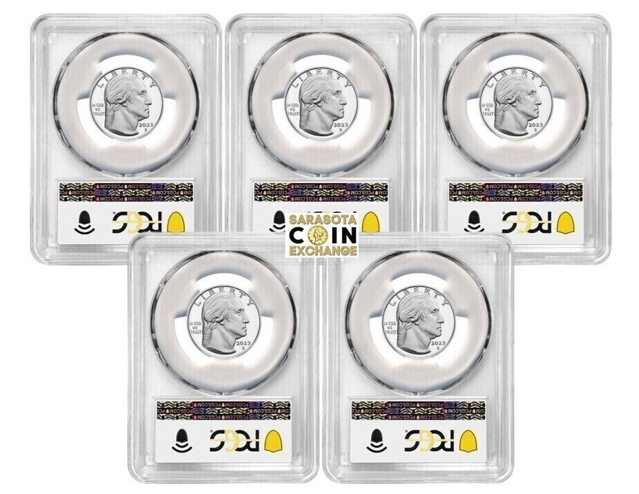 2024 S Silver Quarters Set 5 Coins PCGS PR70Dcam First Day of Issue ...