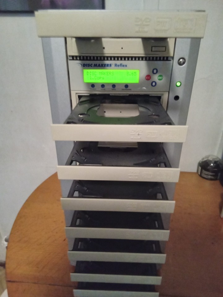 NEC DISC MAKERS REFLEX-10 CD/DVD DUPLICATOR TOWER -DUP010-00053 | eBay