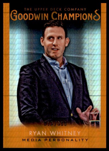 2021 Upper Deck Goodwin Champions - Platinum Ryan Whitney #38 Orange Prism /399 for sale online ...