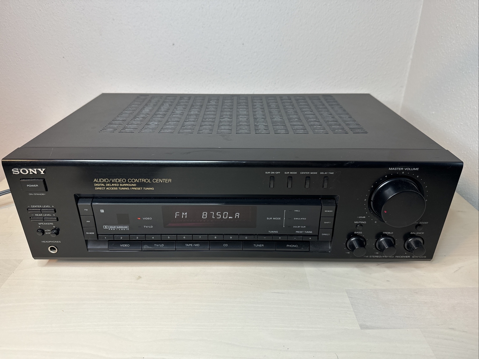 Sony STR-D515 - 5 Ch AV Surround Sound Receiver Stereo System W/ Phono ...