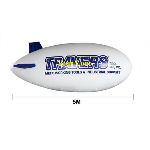 3m /4m /5m Long Giant Inflatable Ad. Blimp /Flying Helium Balloon ...