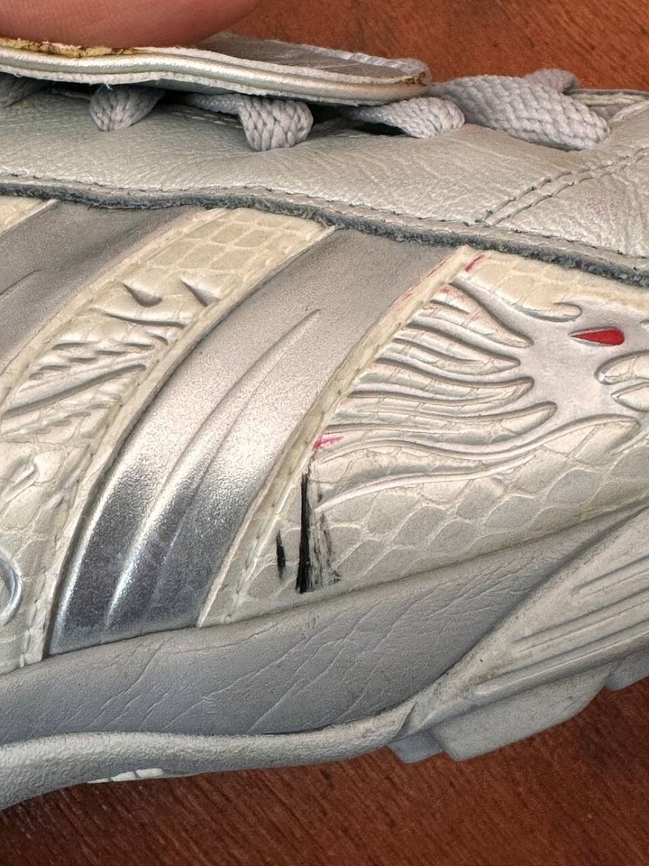 ADIDAS PREDATOR PULSE 2005 DRAGON SILVER DAVID BECKHAM TRAINERS US 11.5 ...